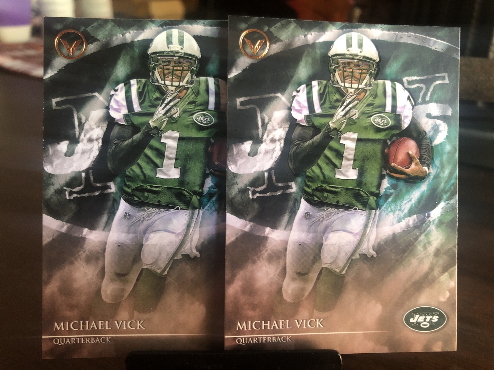 Michael Vick (2) 2014 Topps Valor Base Cards #131 Jets Falcons | eBay