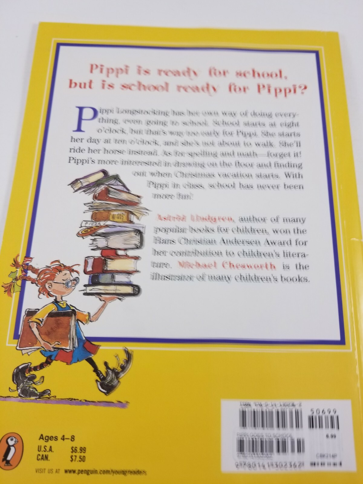 Pippi Goes to School (Pippi Longstocking) Soft cover | eBay