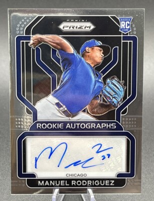 2022 Prizm Rookie Autographs Auto Rookie RC Manuel Rodriquez Chicago ...