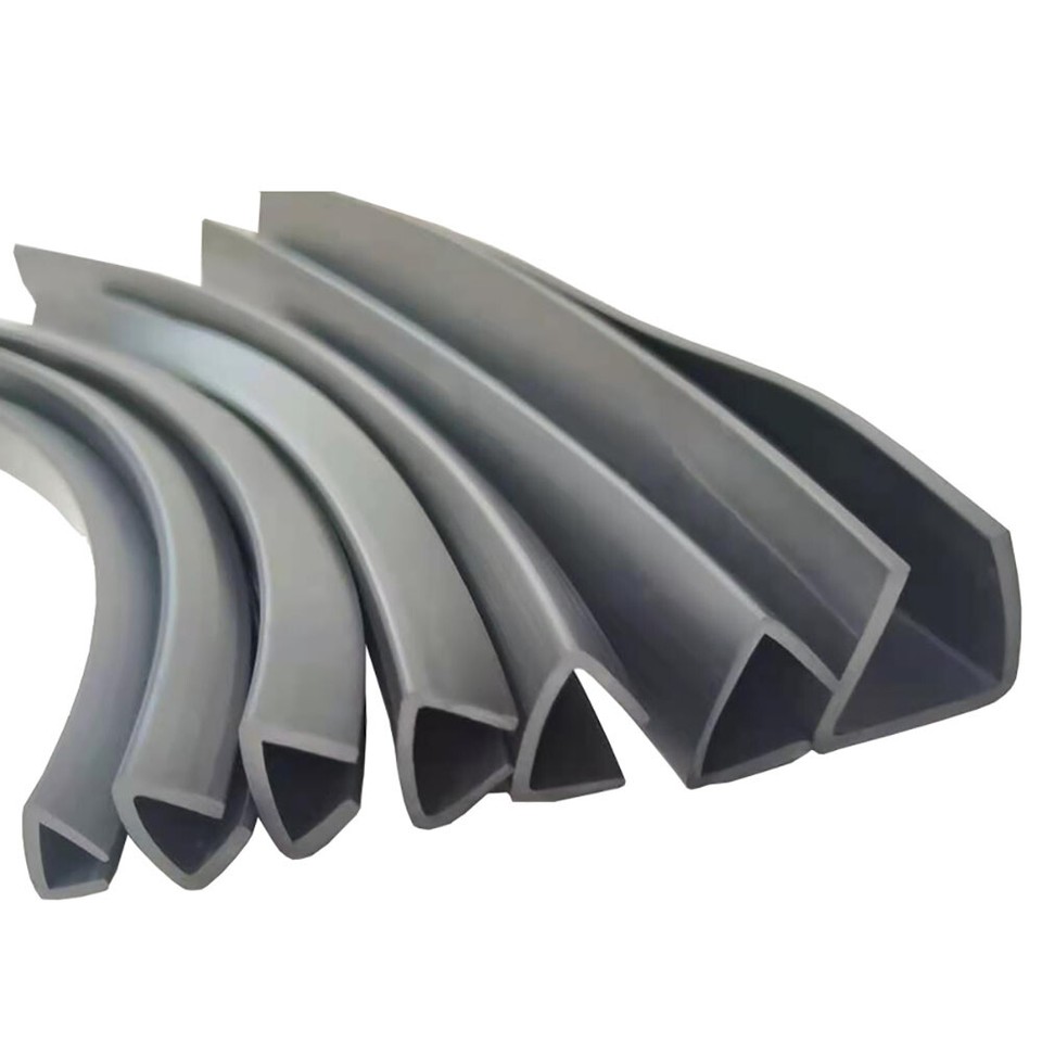 Black Solid New Rubber U Channel Edging Trim Seals 1mm - 12mm Edge ...