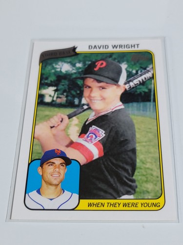 DAVID WRIGHT 2010 Topps When They Were Young Insert #WTWY-DW. METS | eBay