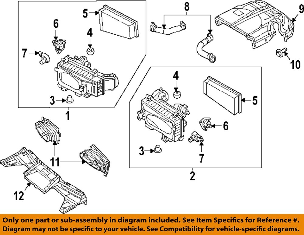 MERCEDES OEM 2018 E63 AMG 4.0L-V8 ENGINE-Air Cleaner Assembly Bushing ...