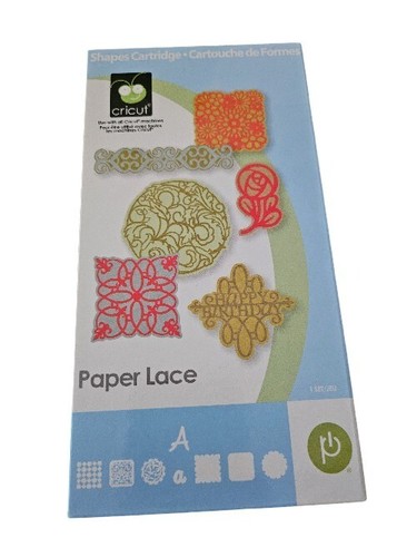 Cricut Cartridge PAPER LACE Shapes Overlay, Book, Case, Cartridge ...