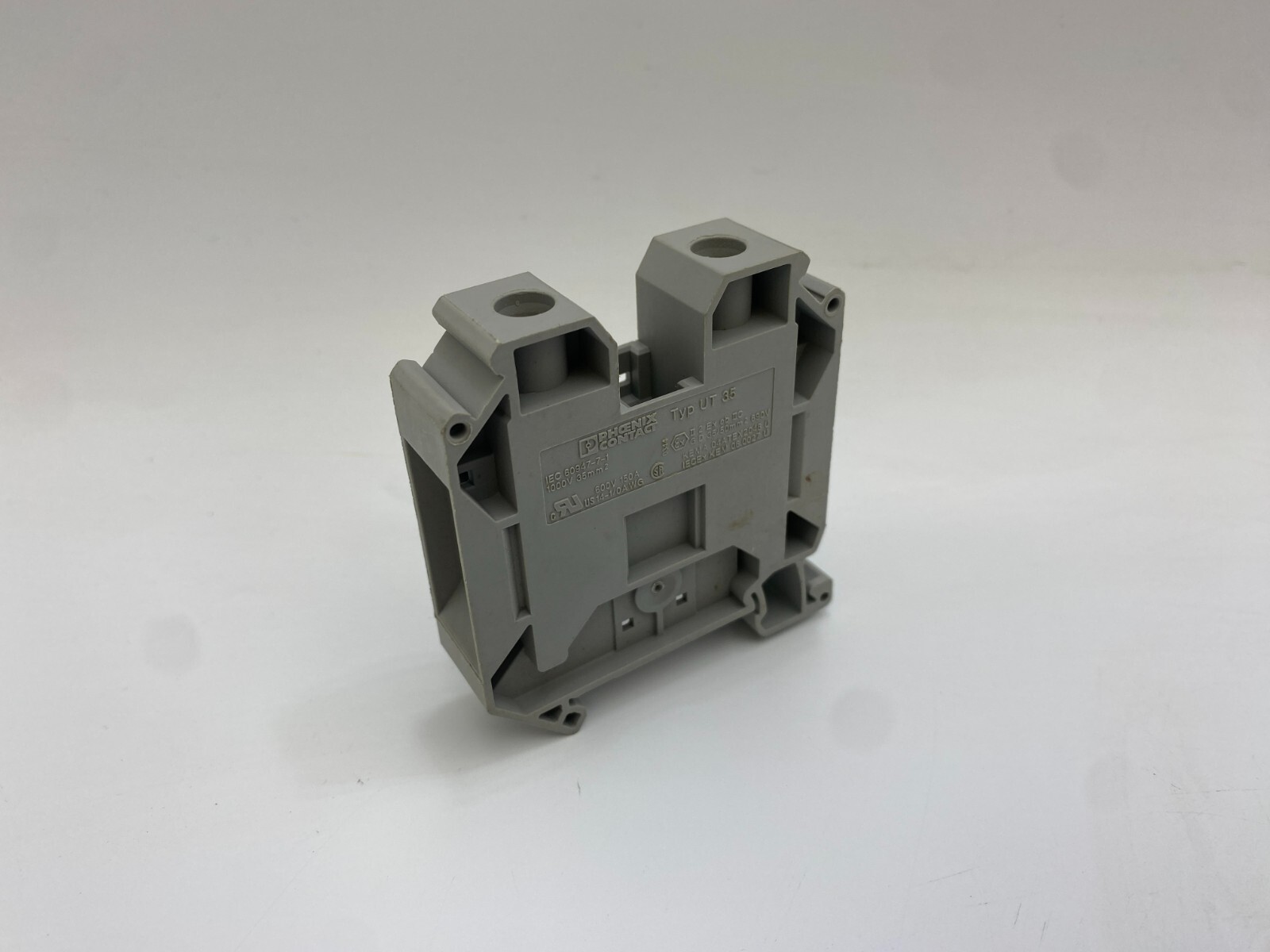 Phoenix Contact UT35 Gray Terminal Block 150A 600V Used Gray 150 Amp ...