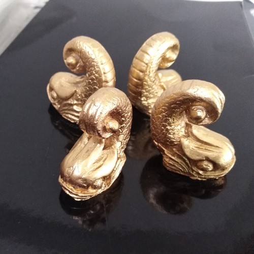 4pcs Classical Ship Model Base Bracket Accessories Goldfish Resin ...