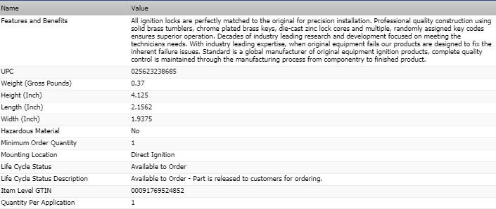 OEM Ignition Lock Cylinder with Keys for 1990-1993 GEO STORM | eBay