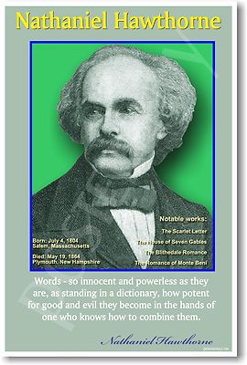 American Author Nathaniel Hawthorne - NEW Literature Classroom School ...