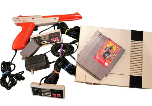 Nintendo Entertainment System NES Game Console Zapper Ninja Controllers ...
