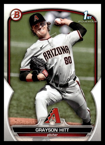 2023 Bowman Draft 1st #BD-57 Grayson Hitt Arizona Diamondbacks Baseball ...