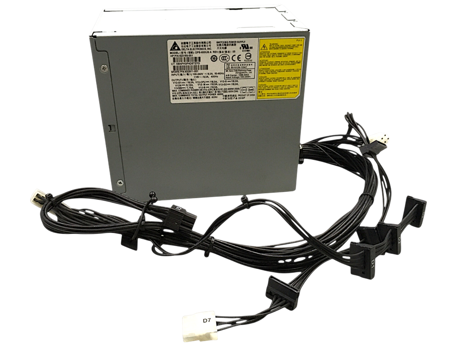 HP Z420 Workstation DPS-600UB A 600W Power Supply 632911-001 623193-001 ...