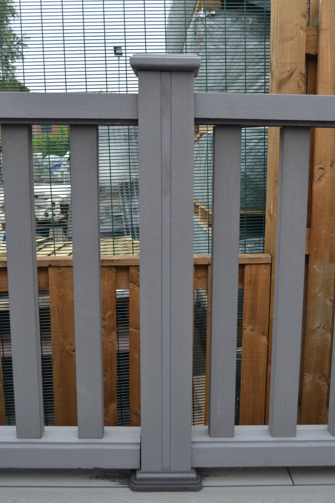 Composite Decking Post Kit System (Grey, Black & Brown) | eBay UK