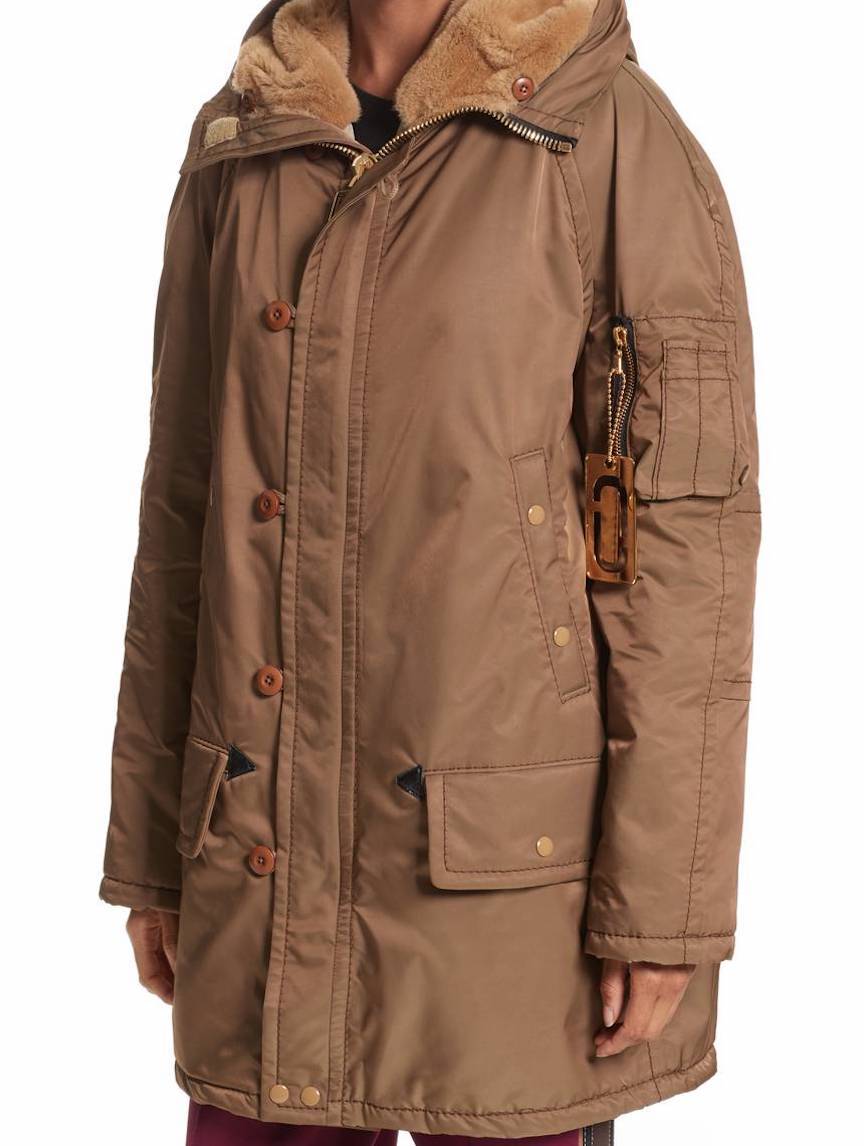 Marc Jacobs Coat Tech Twill Snorkel Parka Medium New $1200 | eBay