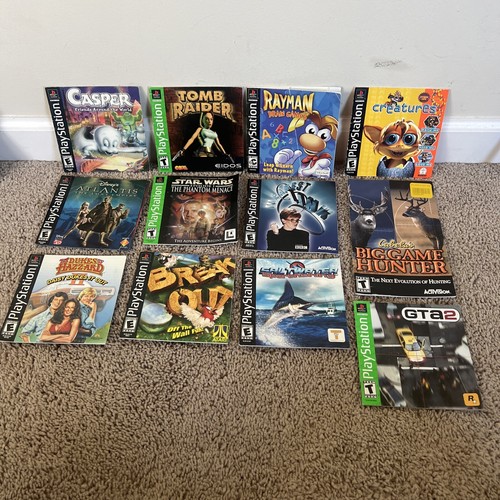 Lot of 12 Play Station 1 PS1 Game MANUALS ONLY! | eBay