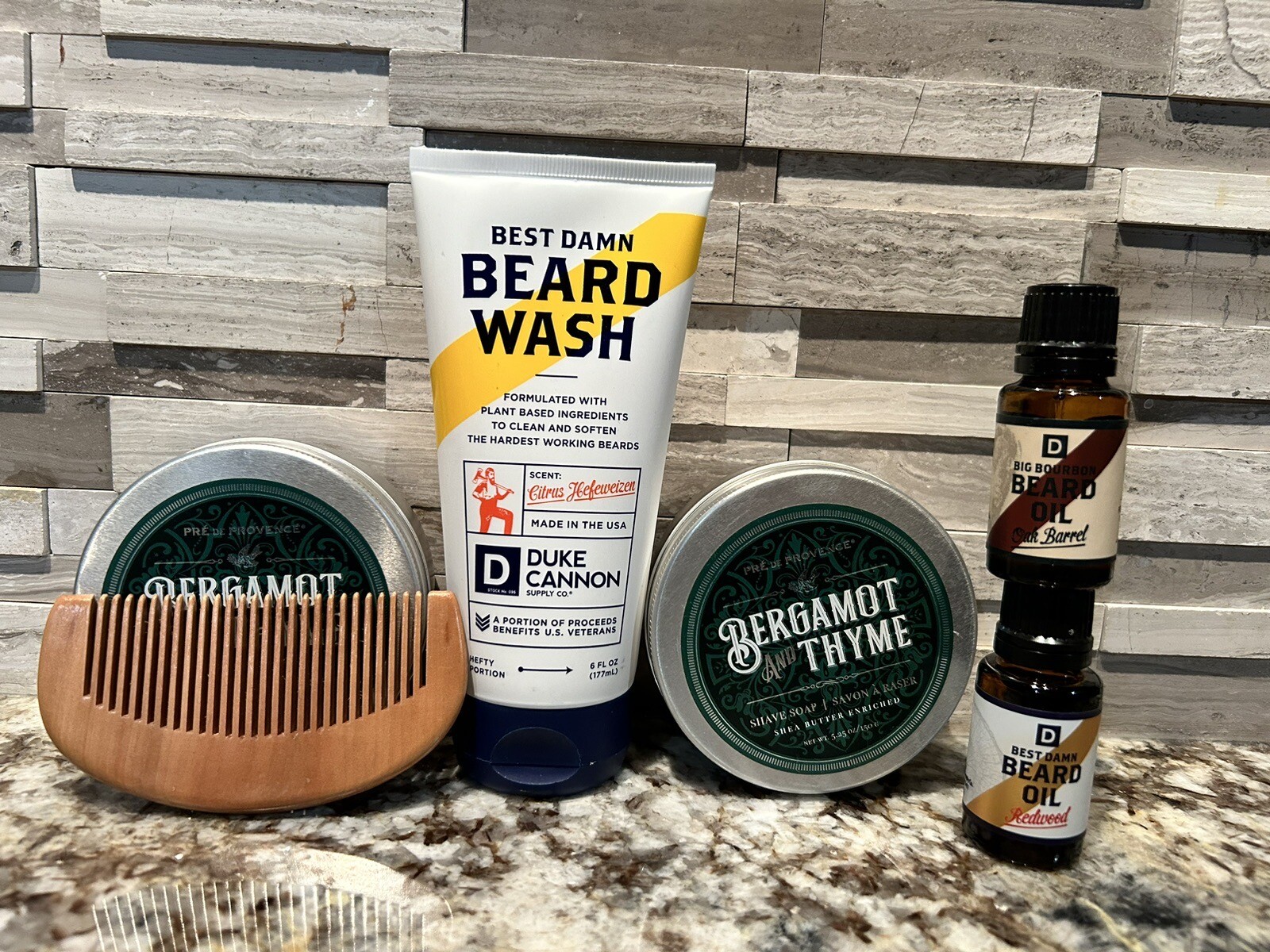 Pre de Provence Bergamot Thyme Men's Fragrance Soap Duke Beard Oil And ...