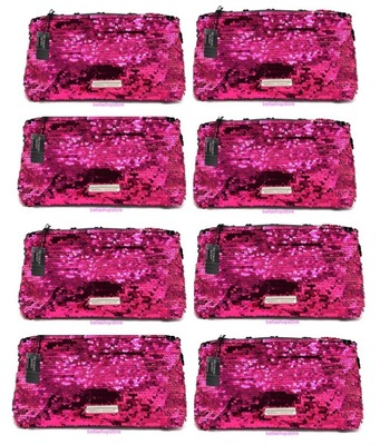 Victoria's Secret Bling Sequin Clutch Red and Black Makeup Bag New ...