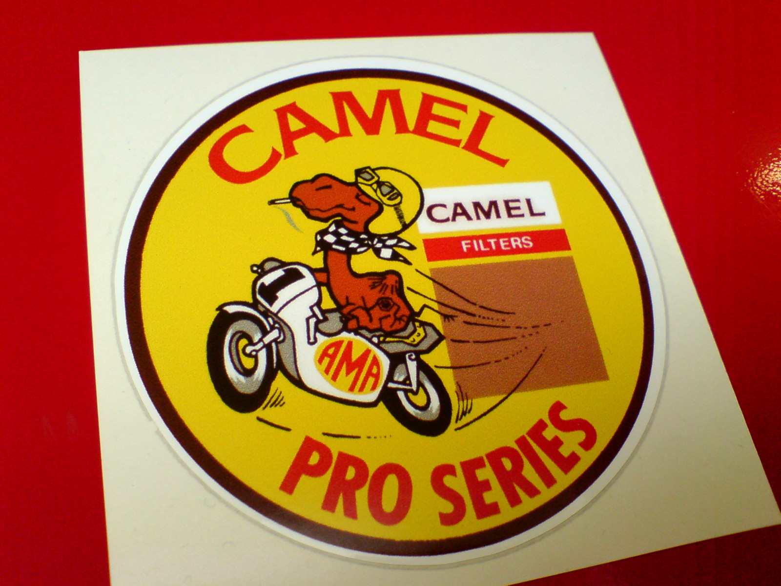 CAMEL PRO SERIES Vintage Retro Sticker Decal 1 off 80mm | eBay