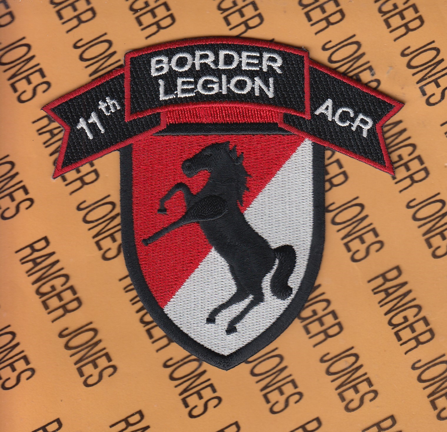 11th ACR Armored Cavalry Regt BORDER LEGION 4.25" shoulder patch ...