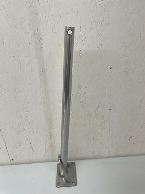 Stainless Steel Single Line Stanchion with Welded on Base | eBay