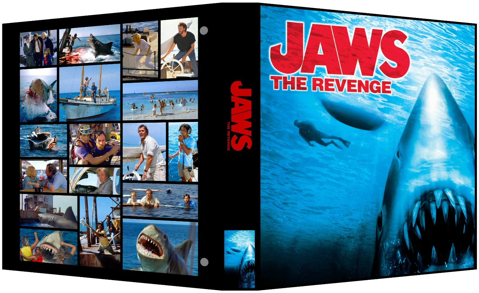 JAWS THE REVENGE Custom 3-Ring Binder Photo Trading Card Album LORRAINE ...