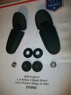 RUST FREE 2000 Ford Explorer Rear Liftgate Hatch Glass Window Hinge s R ...