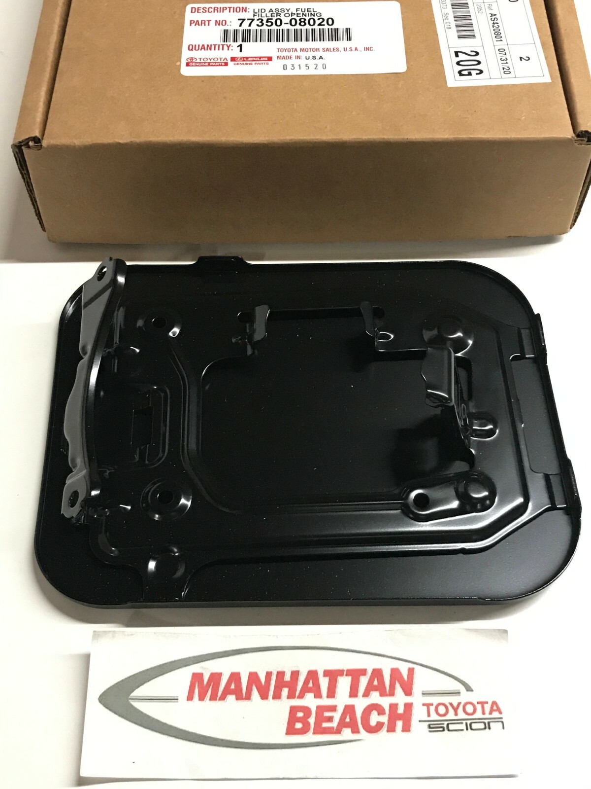 11-20 SIENNA FUEL GAS DOOR LID 77350-08020 GENUINE TOYOTA | eBay