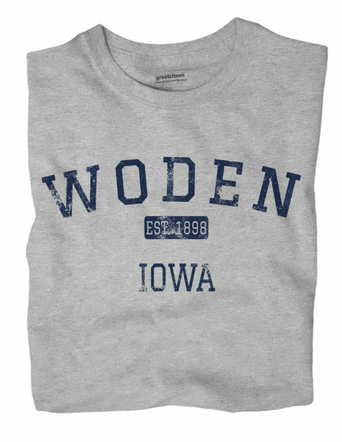 Woden Iowa IA T-Shirt EST | eBay