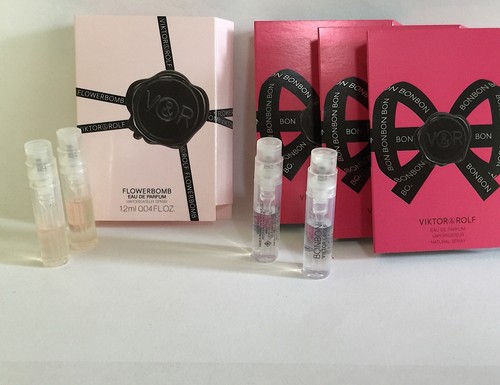 9 Victor & Rolf Flowerbomb.04 oz sample & 3 Victor Rolf BonBon EDP ...