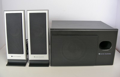 Altec lansing powered audio system powered subwoofer