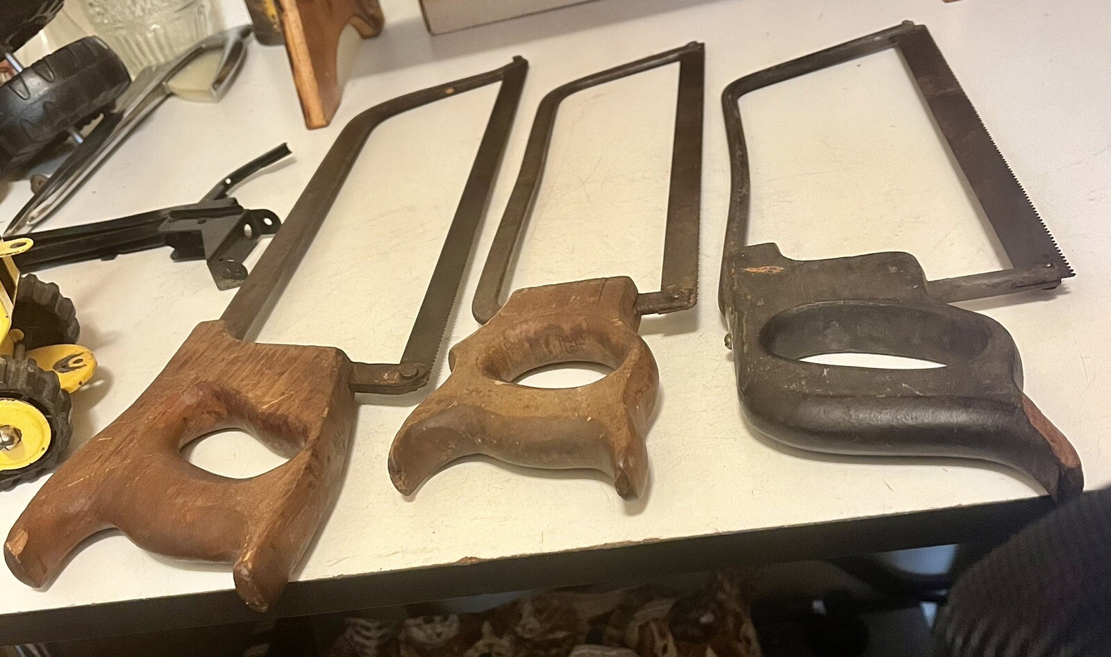 Lot Of 3 Vintage Cast Steel Hack Saw, Vintage Meat & Bone Saw | eBay