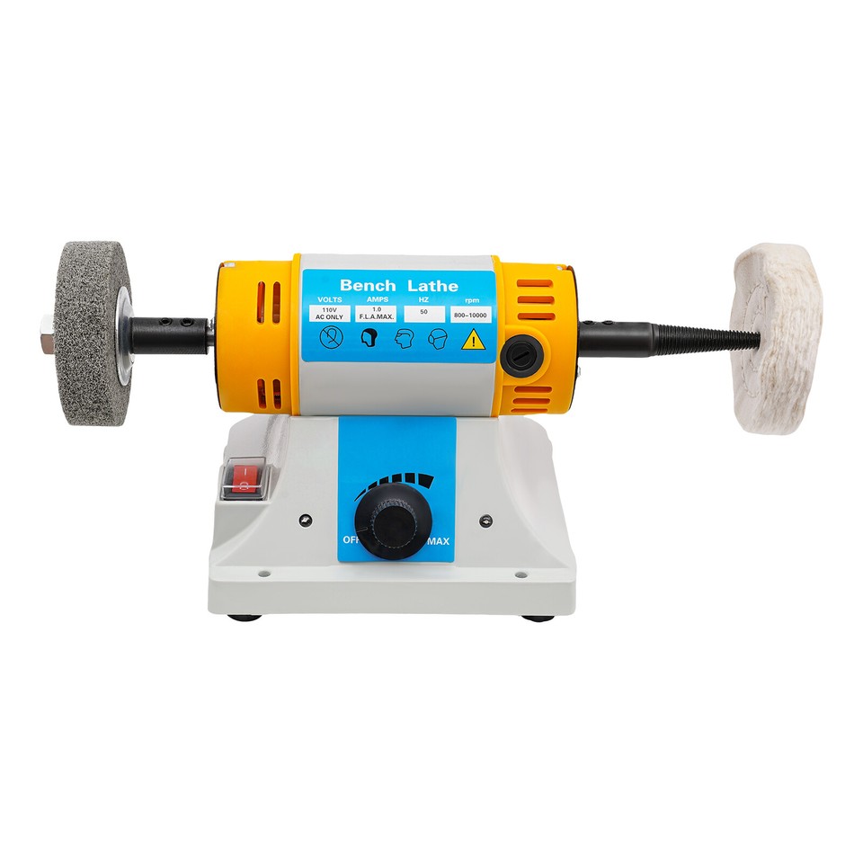 Pro Jewelry Bench Polisher Bench Lathe Polishing Buffer Grinder Buffing ...
