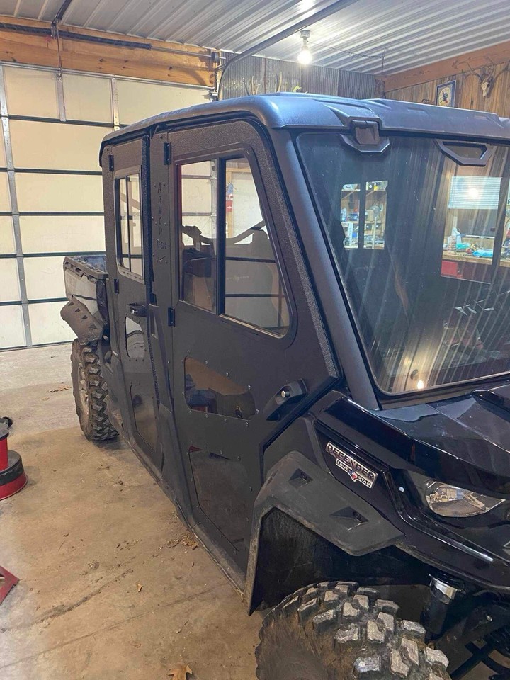ARMOR TECH CAN-AM DEFENDER MAX 2016-2023 FRONT AND REAR STEEL DOORS ...