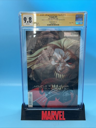 Venom #31 Variant Cover CGC 9.8 signed By Ryan Stegman & Donny Cates | eBay
