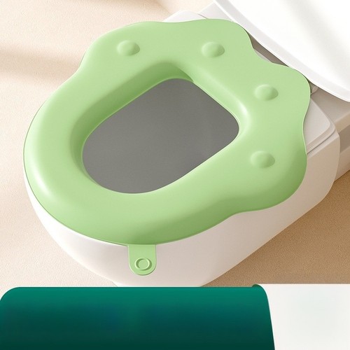 EVA Toilet Seat Cover with Handle Skin Friendly Texture for Comfortable ...