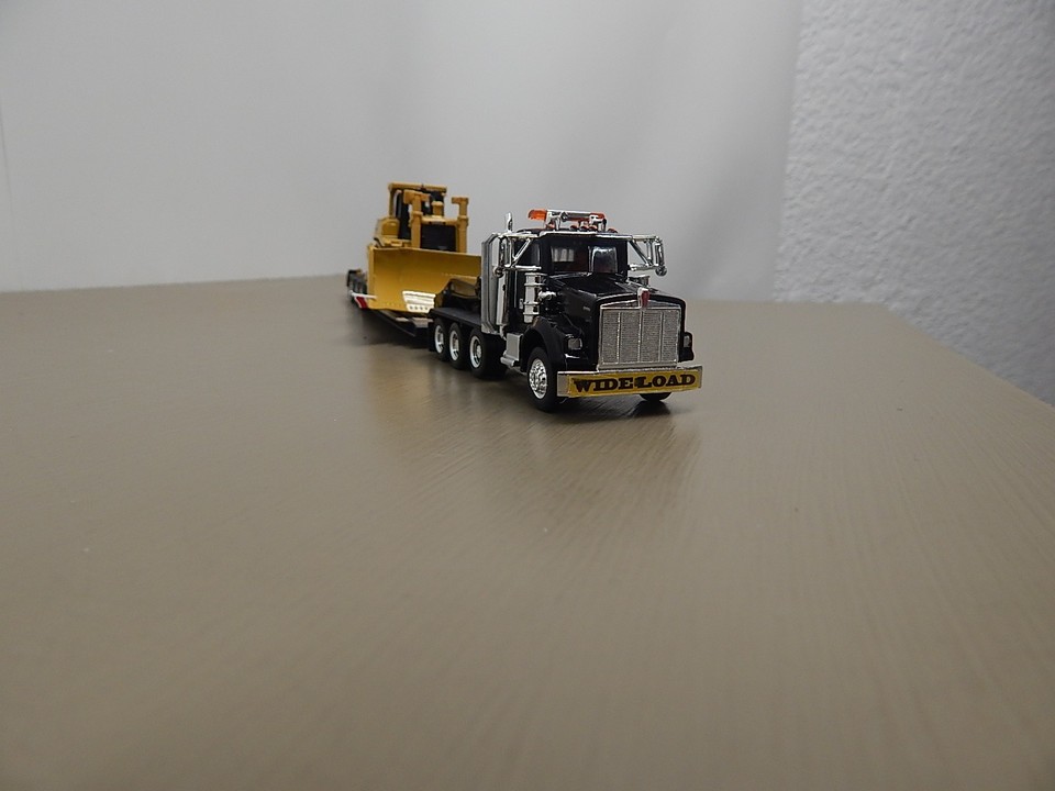 HO 1/87 Scale Herpa Promotex Truck Trailer & Cat D9T Dozer | eBay