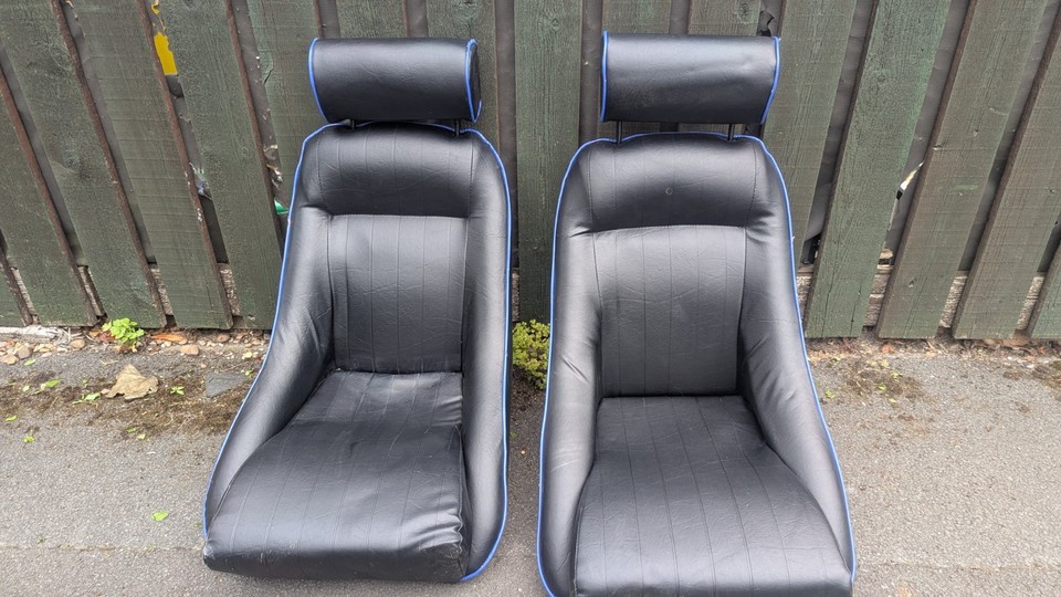 Classic Kit Car Bucket Seats Black | eBay UK
