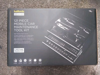 Halfords Advanced 121 Piece Mobile Car Maintenance Tool Kit | eBay UK