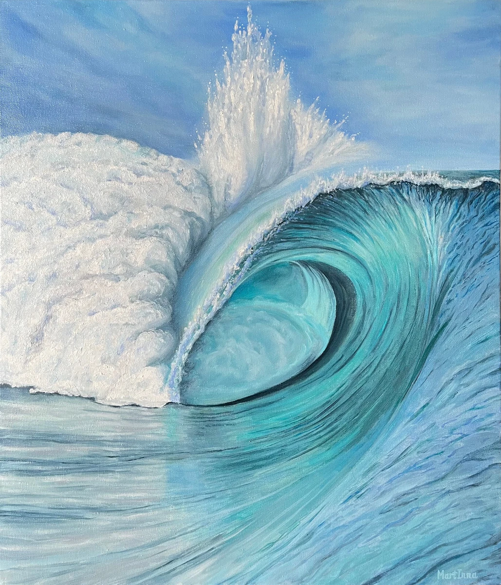 Wave Barrel Painting