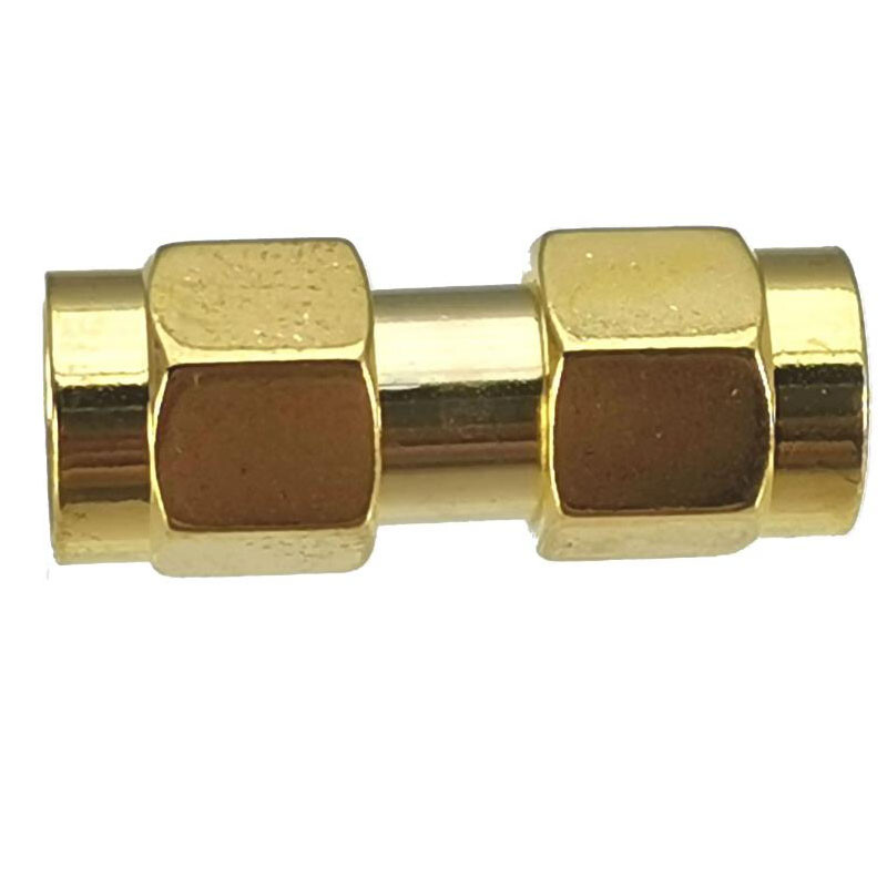 SMA Male to Male Plug RF Coaxial Converter Straight Connector Adapter ...