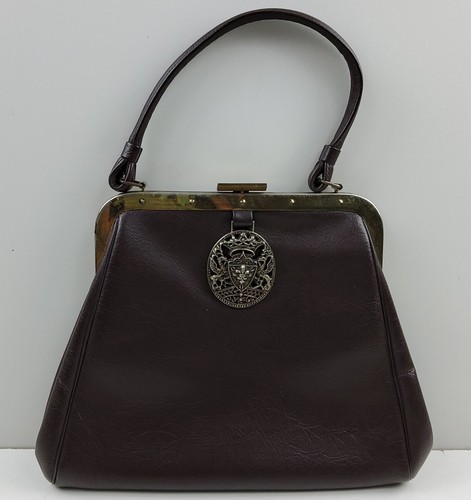 Vintage Ever Soft Vinyl Medallion Handbag Purse Clutch | eBay