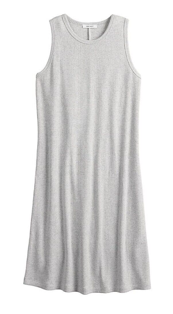 NWT NINE WEST XXL RIBBED SLEEVELESS RACERBACK TEAL KNEE NWT NINE WEST XXL RIBBED SLEEVELESS RACERBACK TEAL KNEE