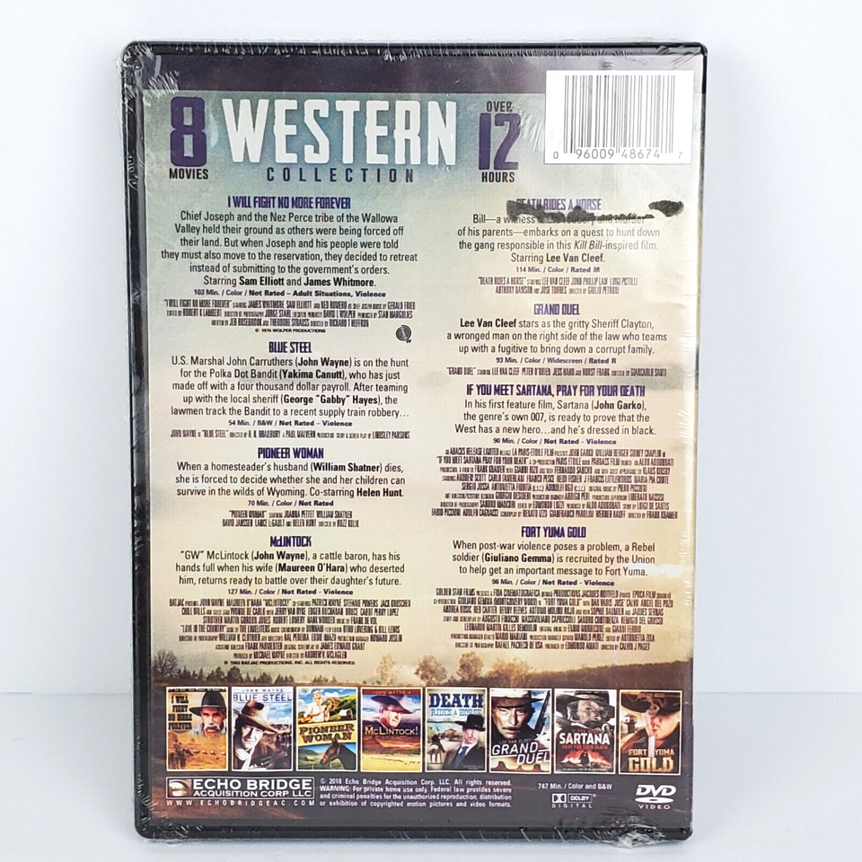 Western Collection DVD 8 Movies Featuring Sam Elliott New Sealed ...
