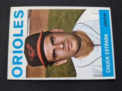 1964 Topps Baseball Card # 263 Chuck Estrada - Baltimore Orioles (VG/EX ...
