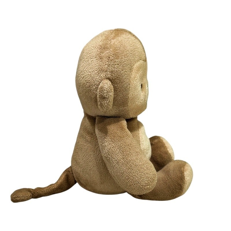 Child of Mine Carters Monkey Plush Rattle Baby Lovey Brown 8 Inch Soft ...