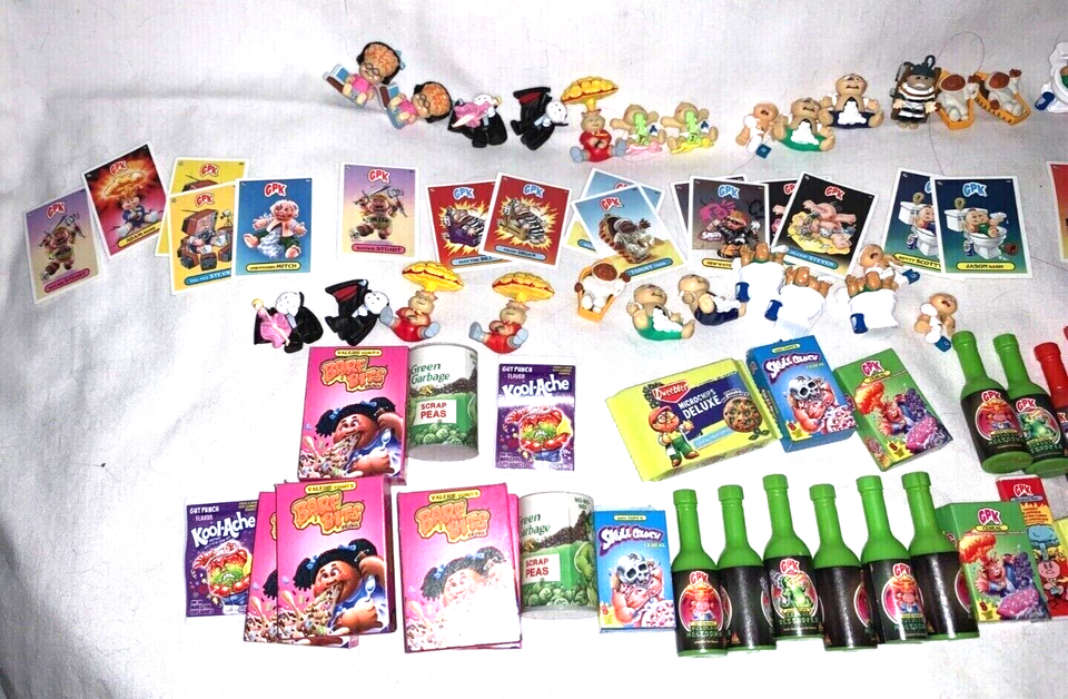 Garbage Pail Kids GPK Micro Collection FIGURES Groceries CARDS Lot of ...