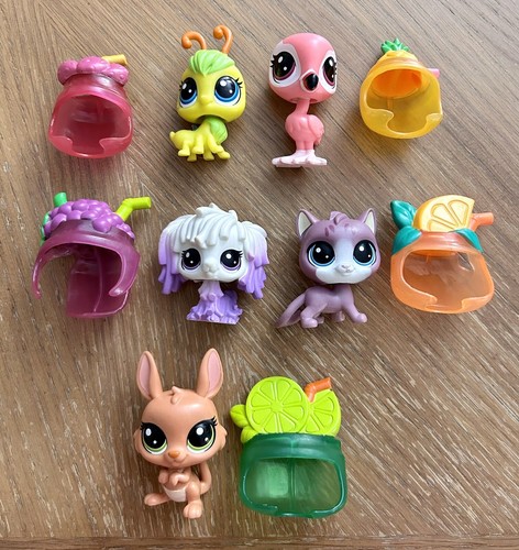 Littlest Pet Shop LPS Thirsty Pets Cooler Crew 4 -171 4-172 4-173 4-174 ...