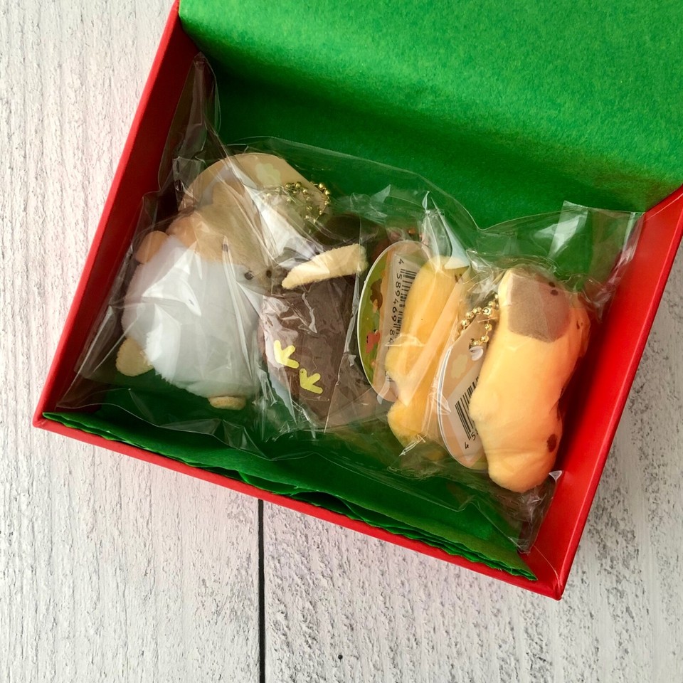 Mini 4pc Animal Plush Keychain Gift box/Backpack Keychains/1031 | eBay