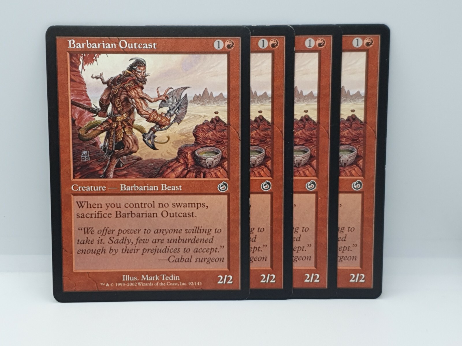 4x Barbarian Outcast Torment 2002 MtG Magic The Gathering | eBay Australia