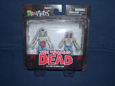 Minimates Guts Zombie and Burned Zombie Series 1 Walking Dead Skybound ...