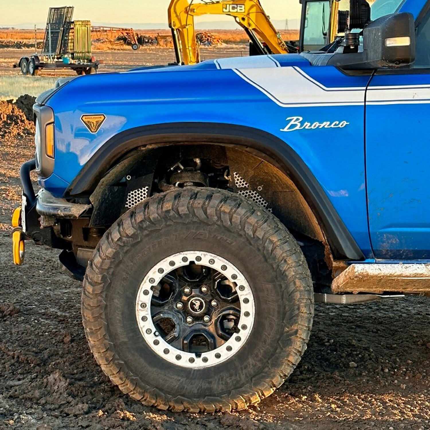 KBD Body Kits Polyurethane Fender Flares Kit For Ford Bronco 4DR 2021 ...