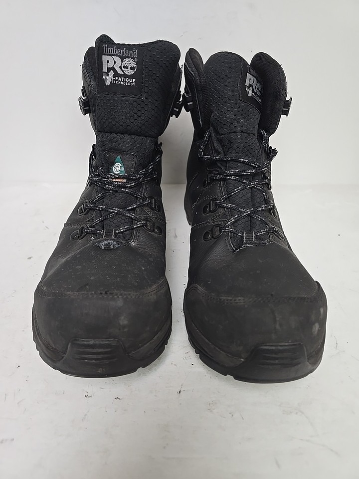 Timberland PRO Men's Mid-Cut Switchback WP Comp Toe Work Boots Black ...